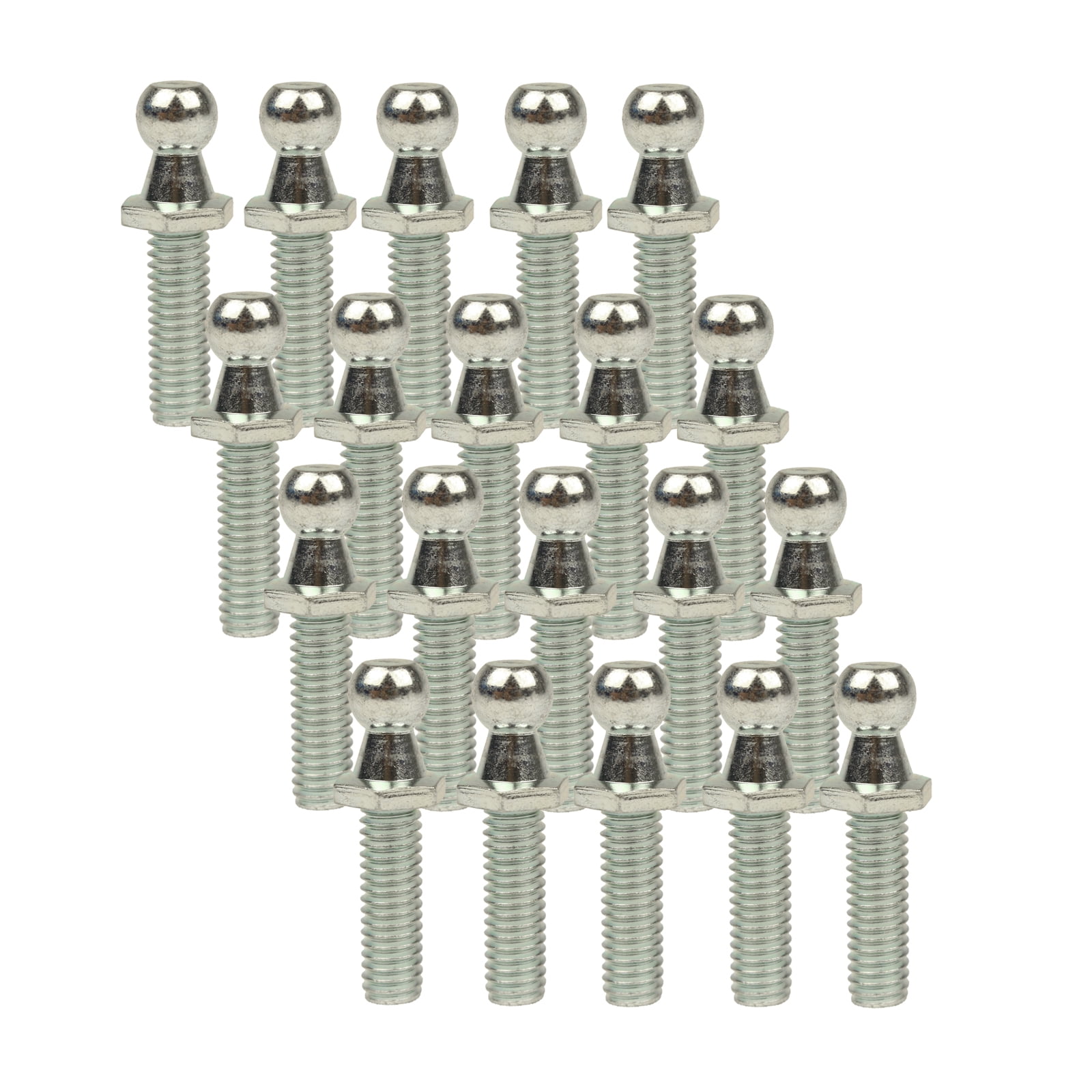 Set of 20 Ball Studs 10mm ,5/16 X 18 Thread Zinc Inch Shaft For Lift ...