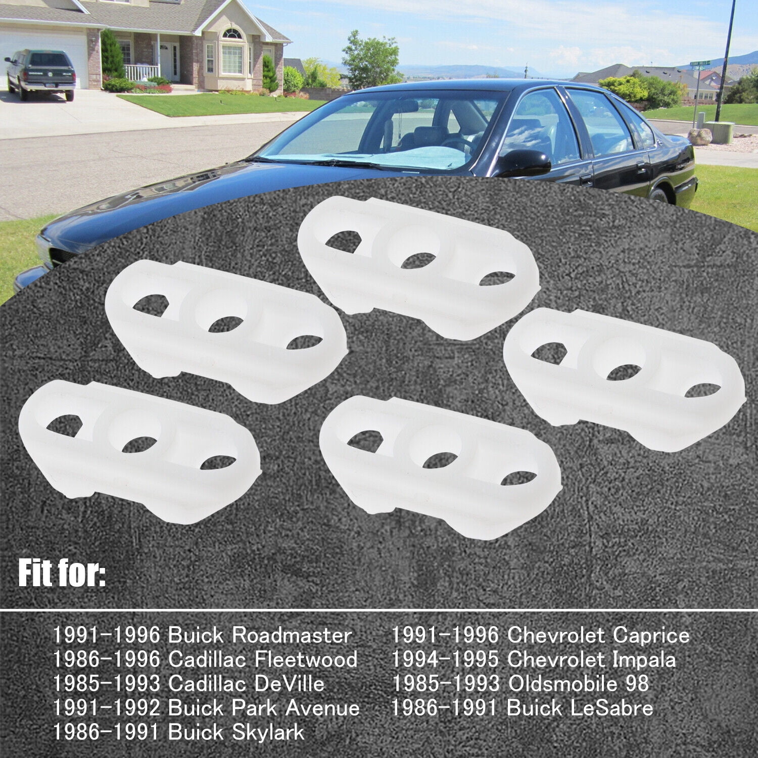 Set of 20 Car Window Regulator Rail Clips Fit for 1986-1991 Buick ...