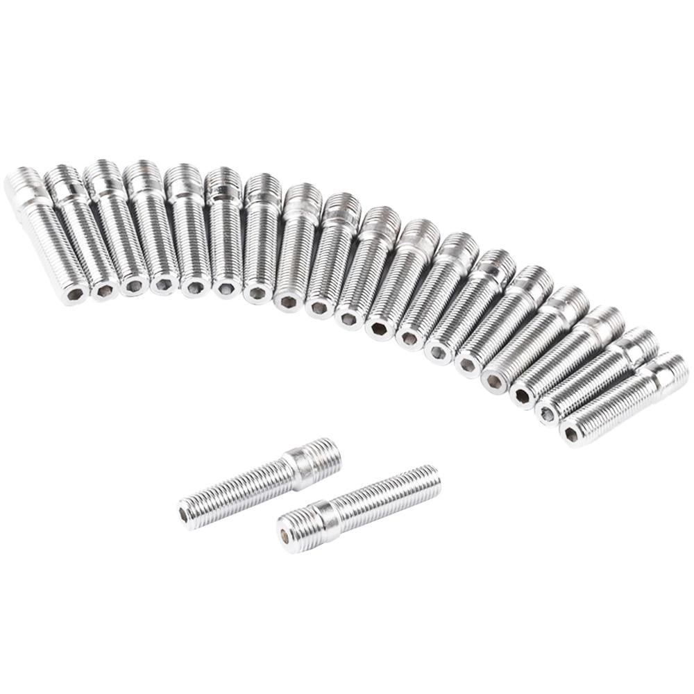 Set of 20 Extended Wheel Stud Conversion M14x1.x1.5 Length 58mm ...