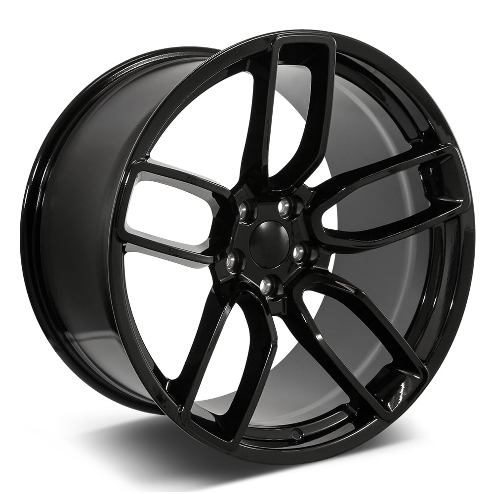 20" Gloss Black Flow Forged Hellcat Style Widebody Rims for Dodge ...