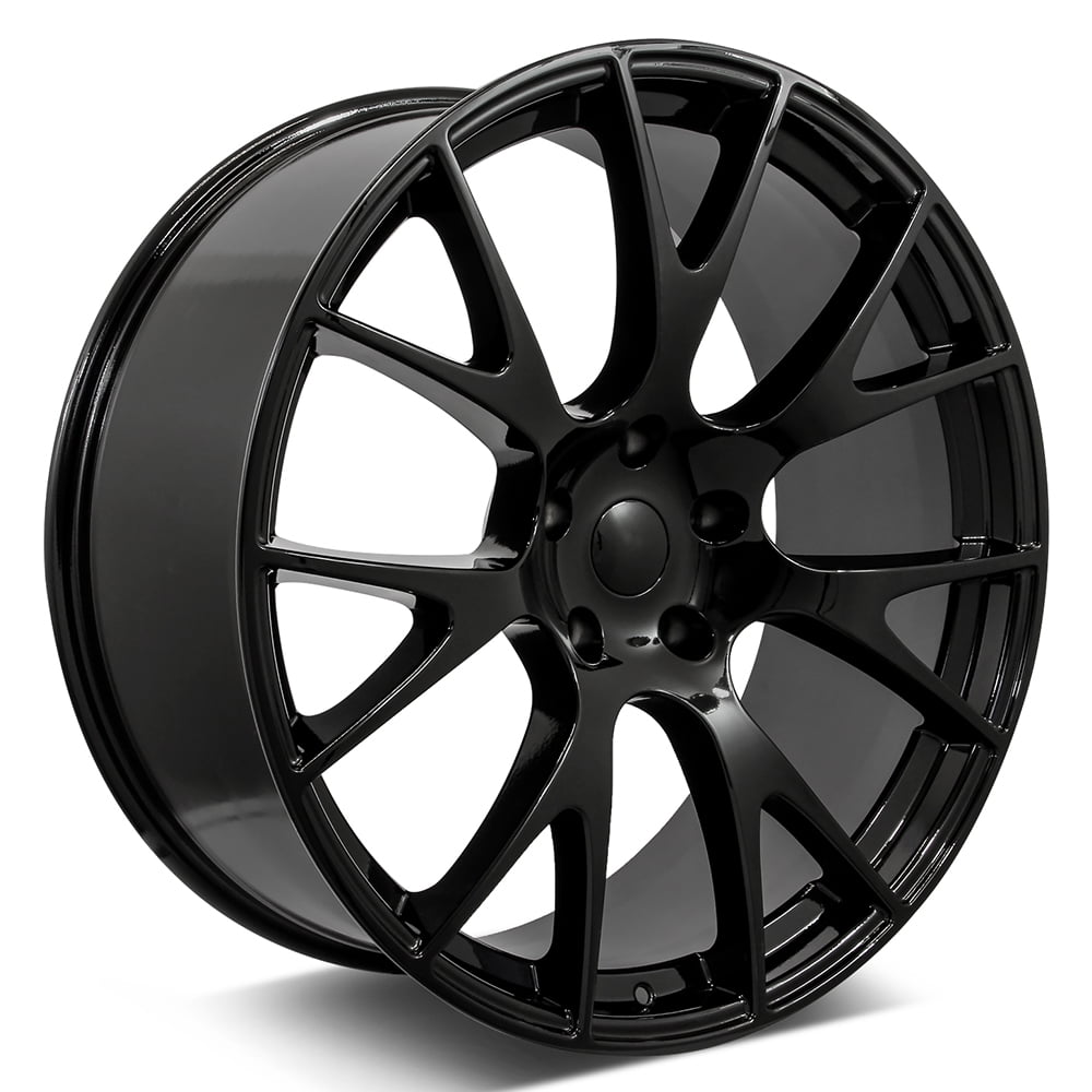 Set of 20" Gloss Black Hellcat Style Wheels for Dodge Charger ...