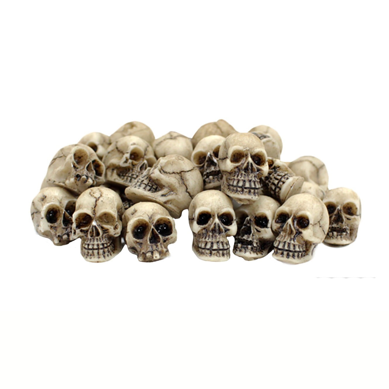 Set of 20 Horror Skeleton Decor Statues - Halloween Scary Decoration ...