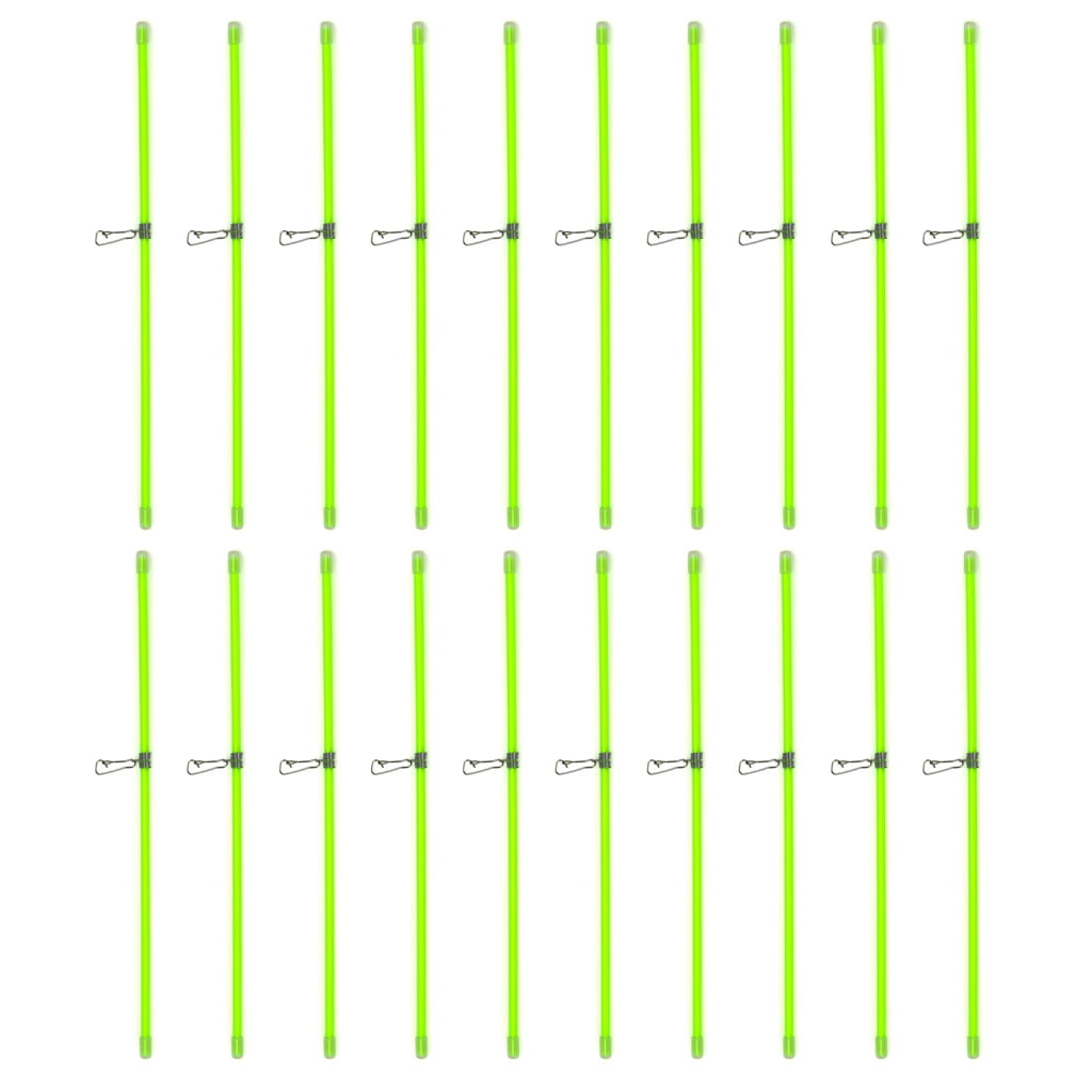 Set of 20 Portable Fishing Balance Connector Support Rods Night Fishing ...