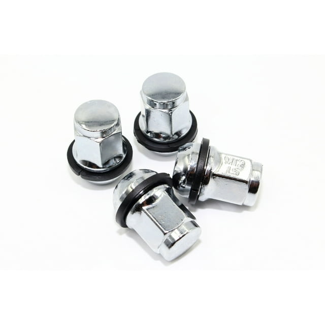 Set of 20 Radius 12x1.5 OEM Washer Style Chrome Lug Nuts for Honda ...