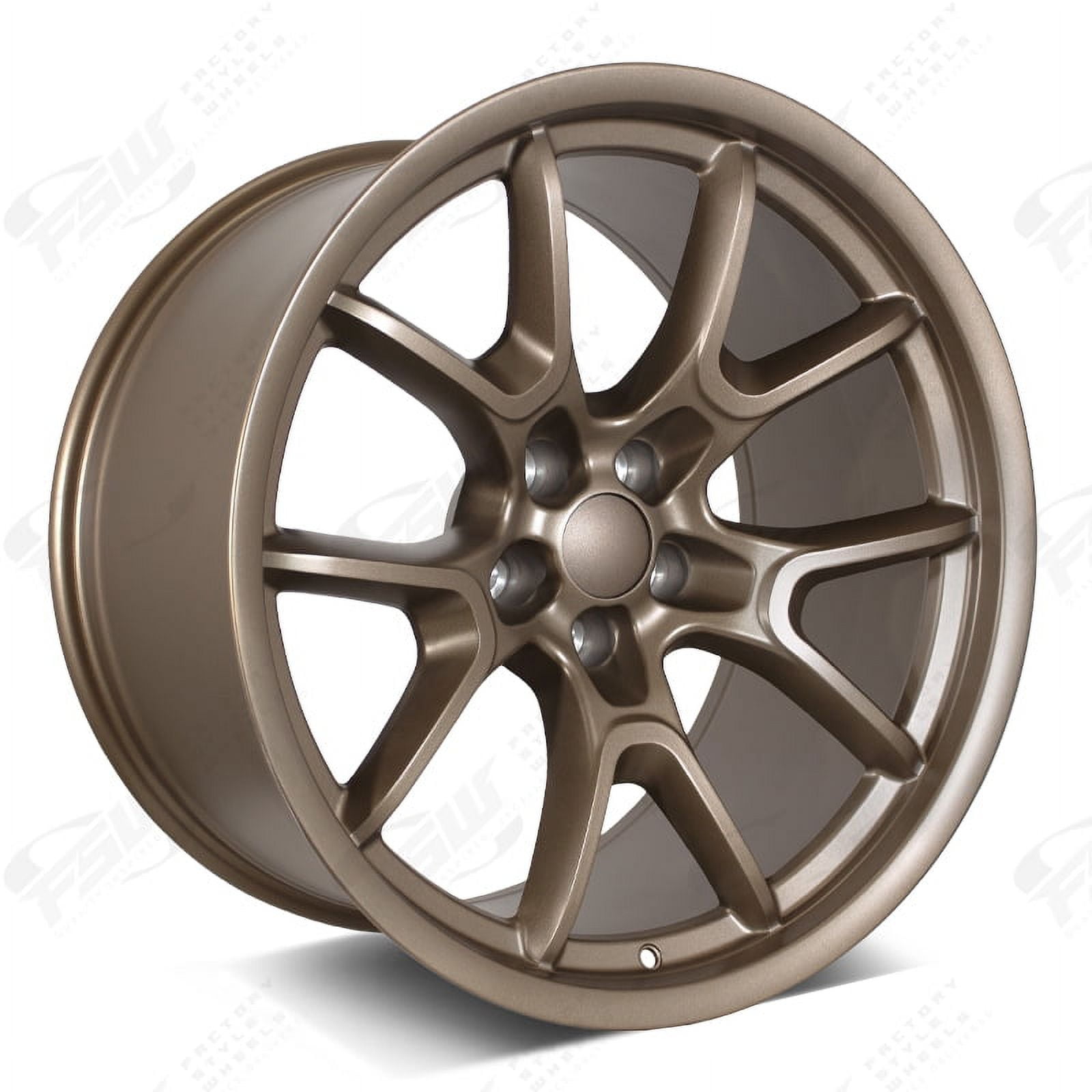 Set of 20" Staggered Matte Bronze Flow Forged Anniversary Style Wheels ...