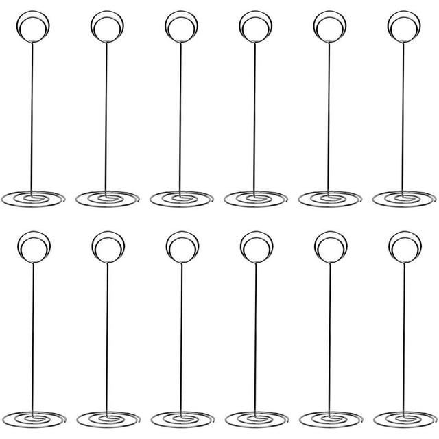 Set of 20 Table Stands, Metal Table Name Card Holder, Holder for Photo ...