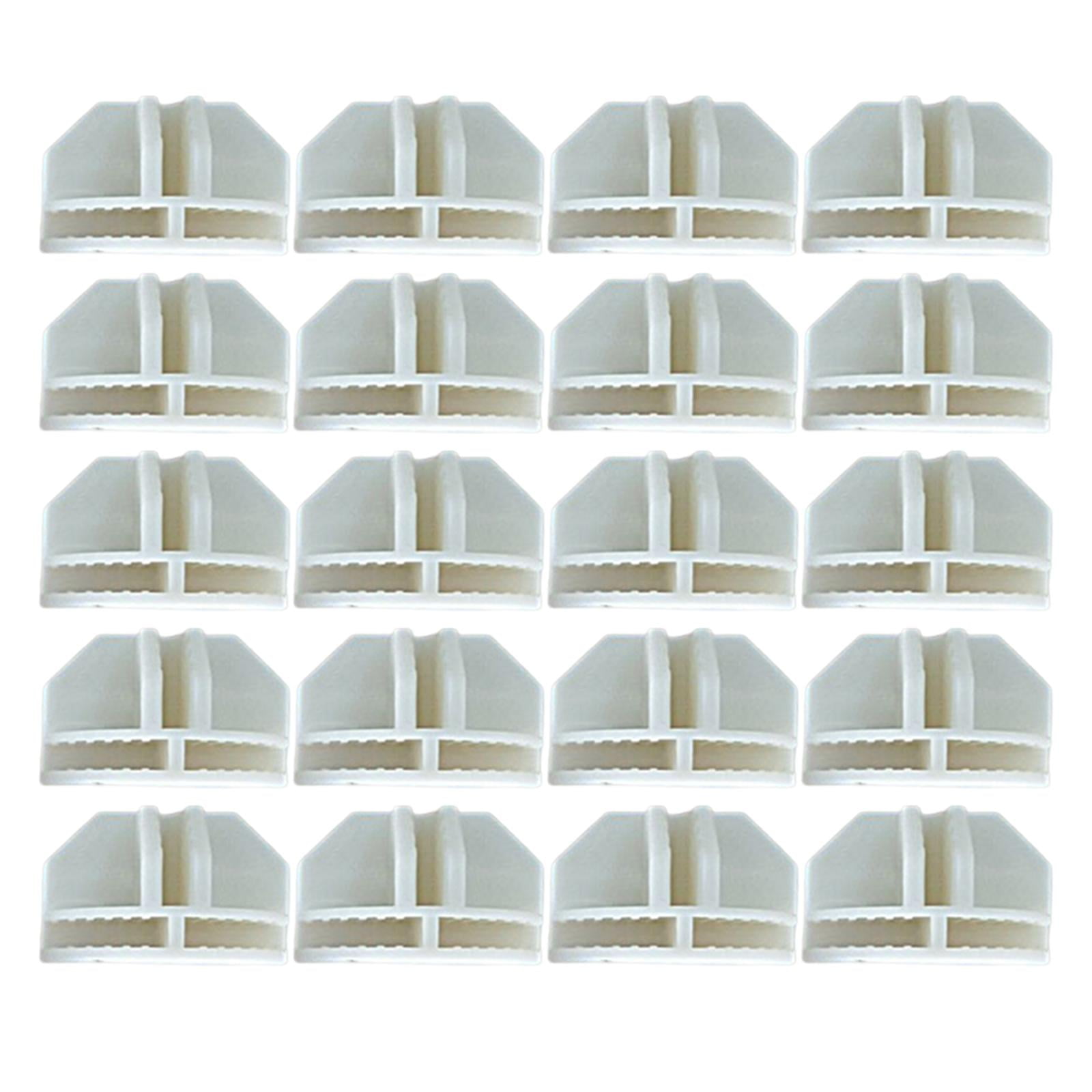 Set of 20 Wire Connectors Replacement Parts Corner Compnts Spare Closet ...