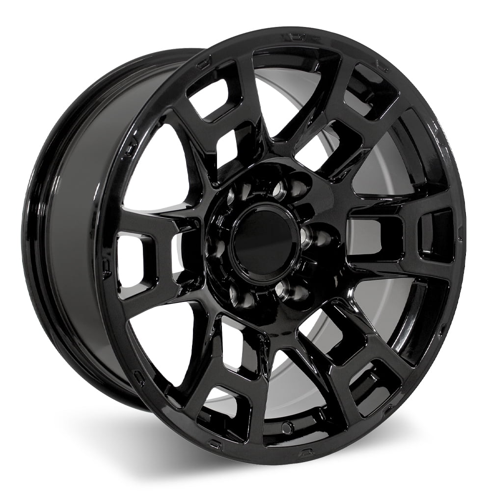 Set of 22" Gloss Black 2021 4TR Pro Style Wheels for Toyota Tacoma ...