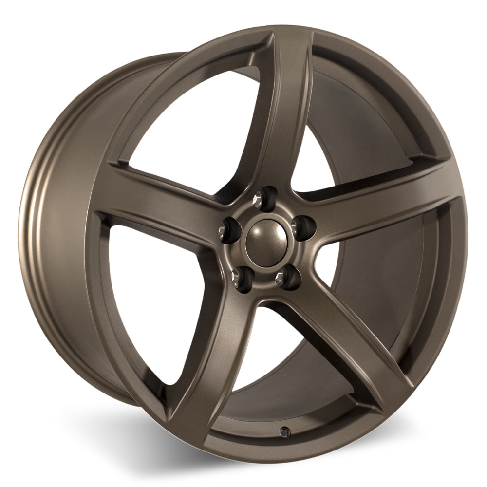 Set of 24" Matte Bronze HC2 Hellraiser Style Wheels for RAM 1500, 5x139 ...