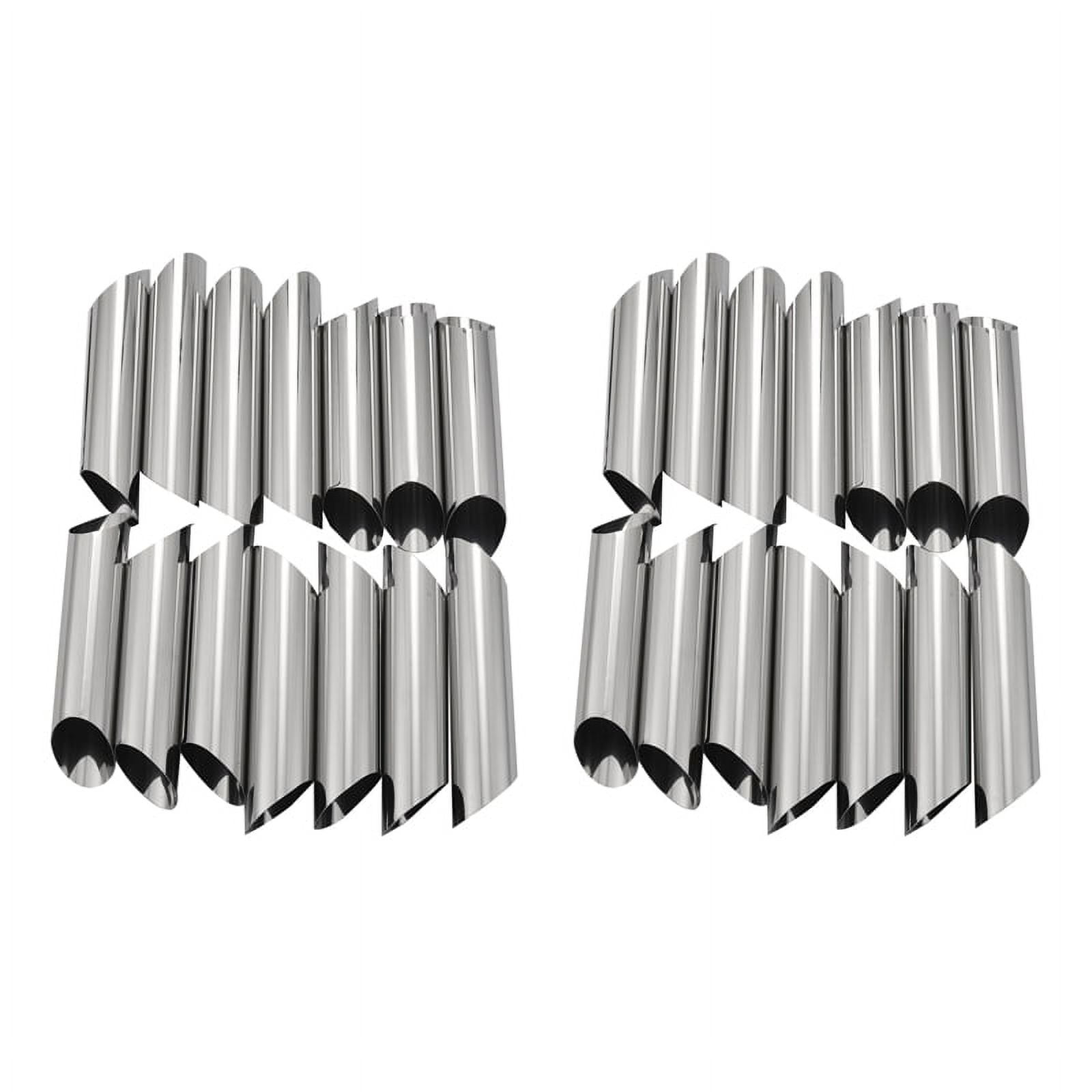 Set of 28 430 Stainless Steel Tubes Cannoli Pastry Forms Molds-5 Inch ...