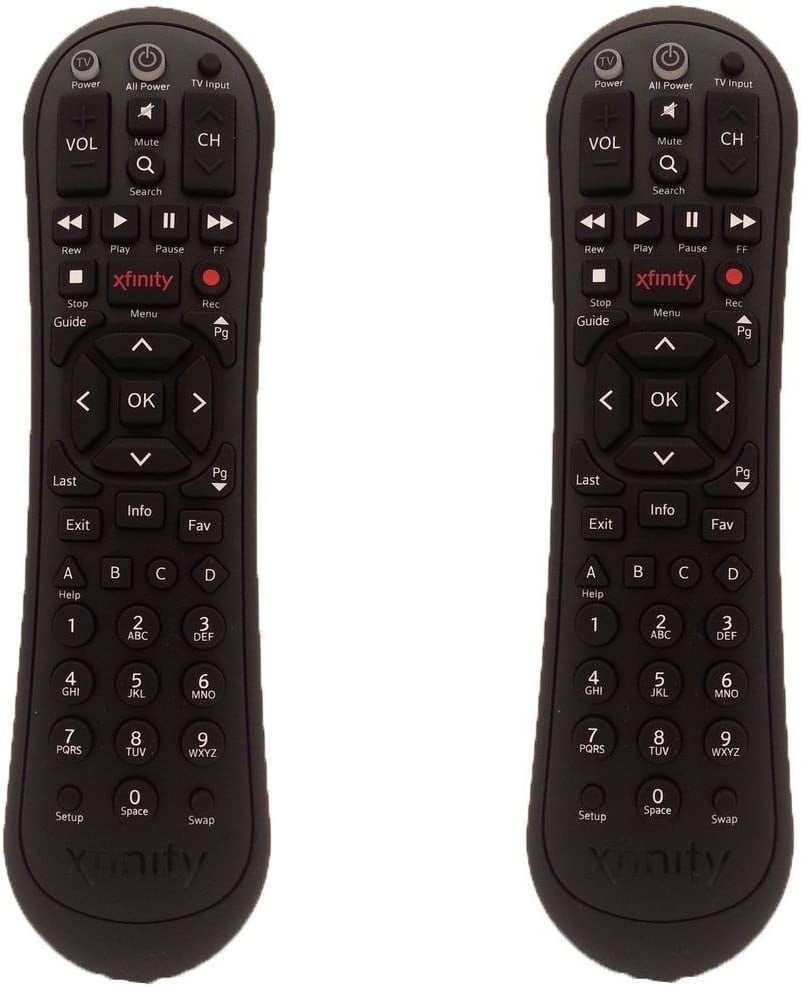 Set of 2pcs - Comcast Xfinity XR2 v3 RNG DTA Remote w/ Batteries ...