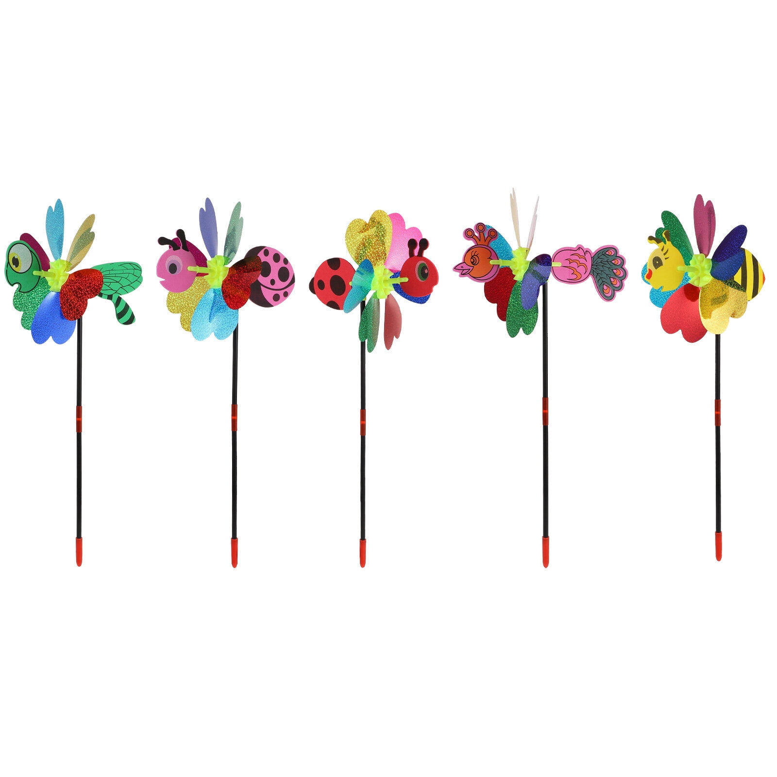 Set of 3 3D Insect Windmill Furnishing Decoration Pool Blooming ...