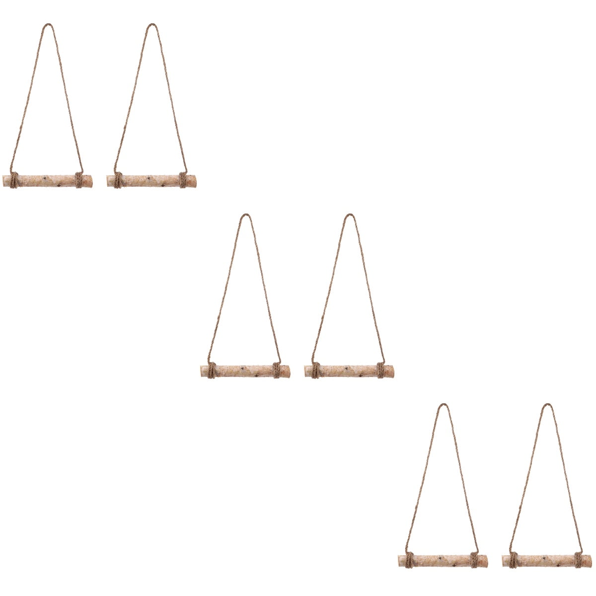 Set of 3 A Small Stick Hanger Farmhouse Plants Coat Wedding Decor ...