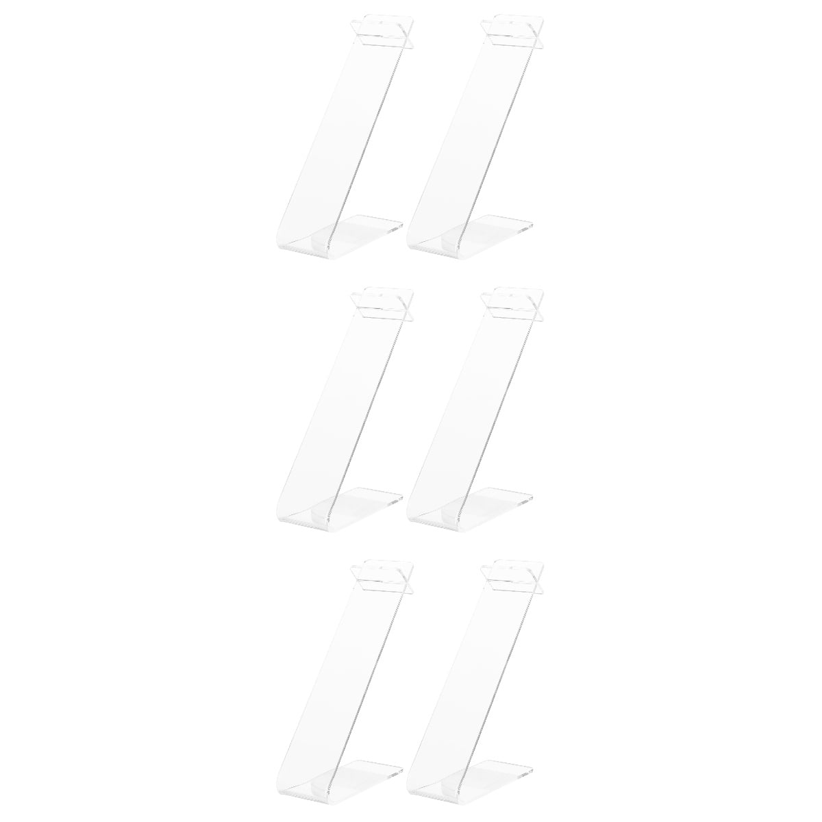 Set of 3 Acrylic Heel Stand Base Shoe Store Shoe Stand Shoe Rack Man ...
