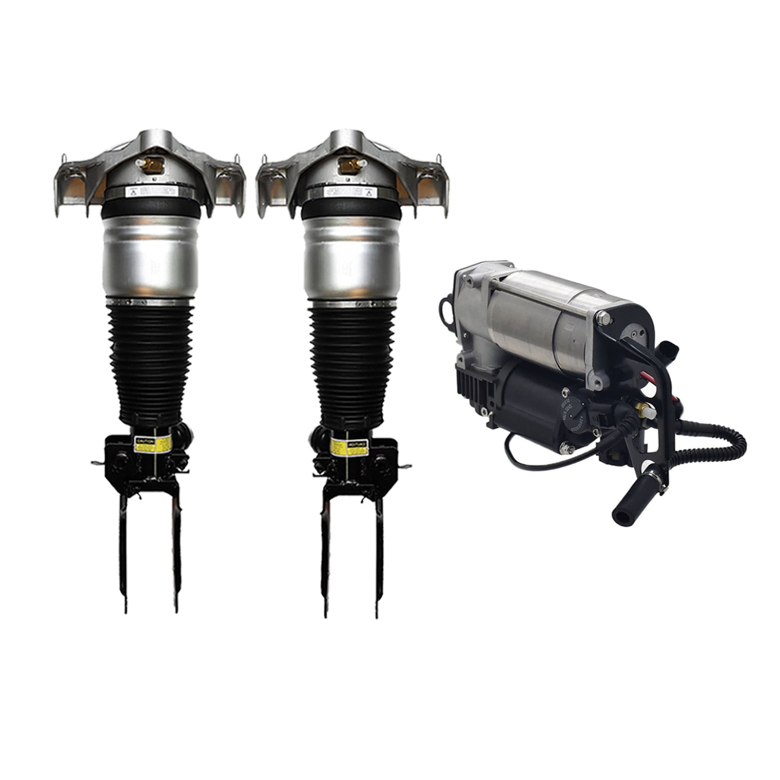 Set of 3 Air Suspension Compressor Pump-Front Air Suspension Spring ...