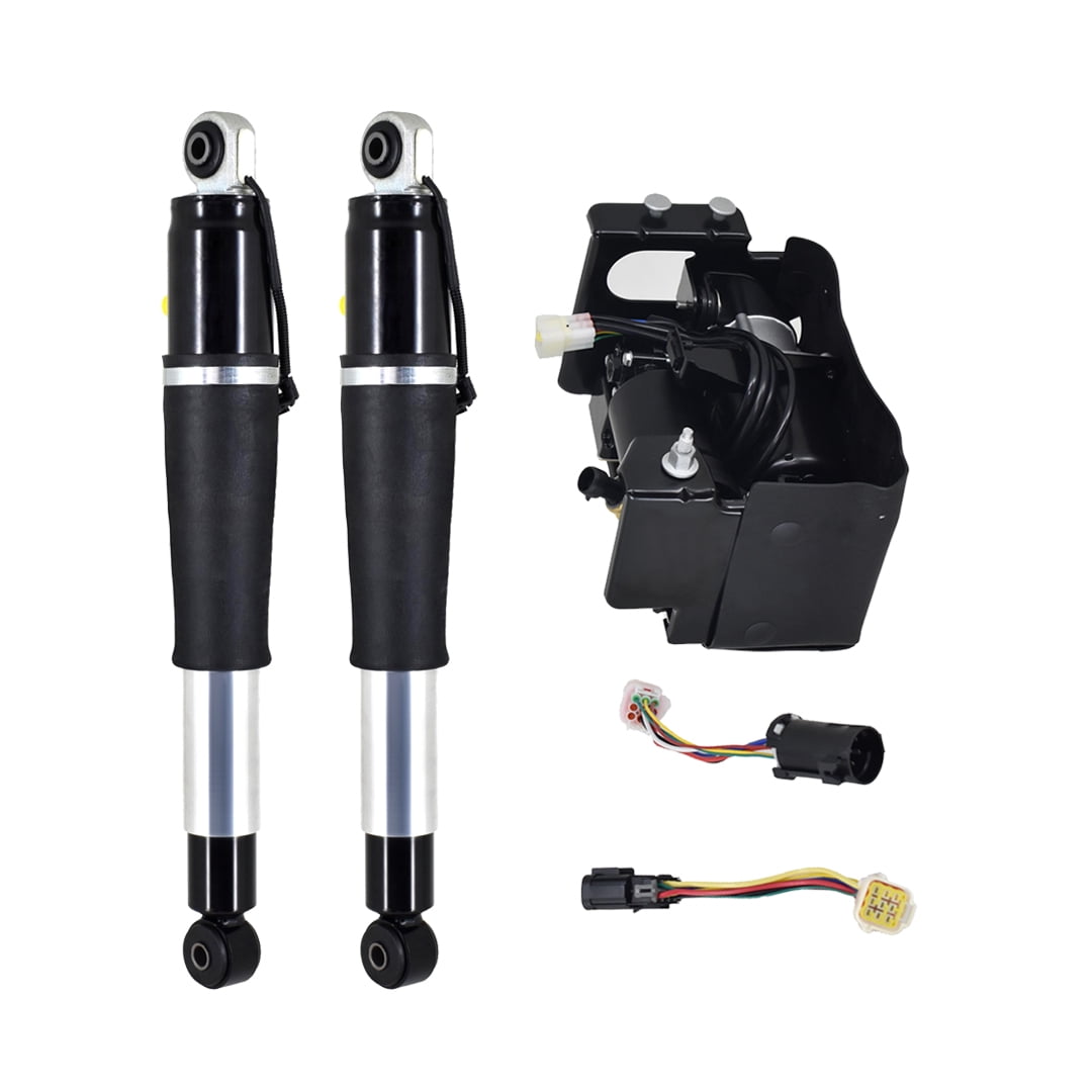 Set of 3 Air Suspension Compressor Pump-Rear Air Shock Absorber For ...