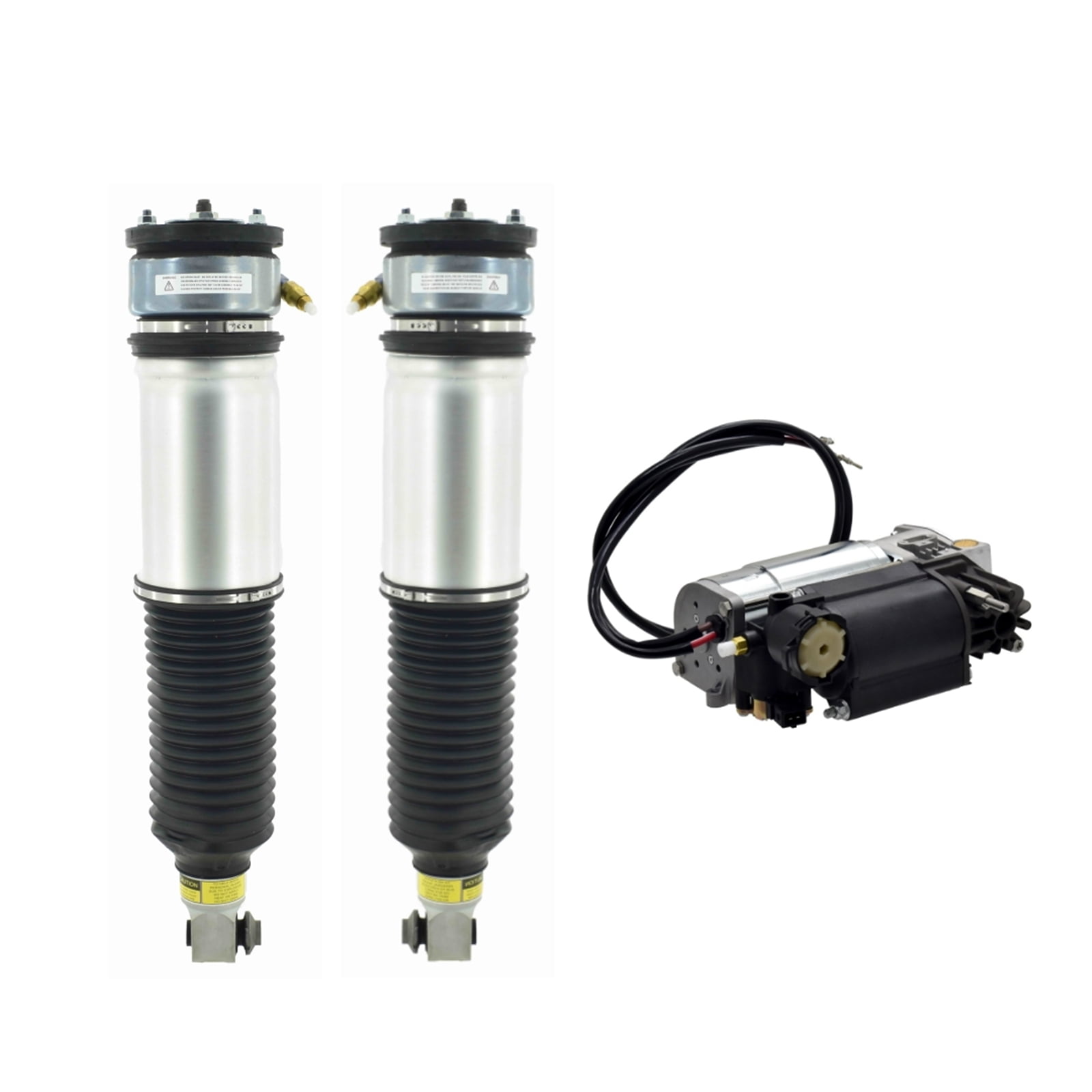 Set of 3 Air Suspension Compressor Pump-Rear Air Suspension Spring ...