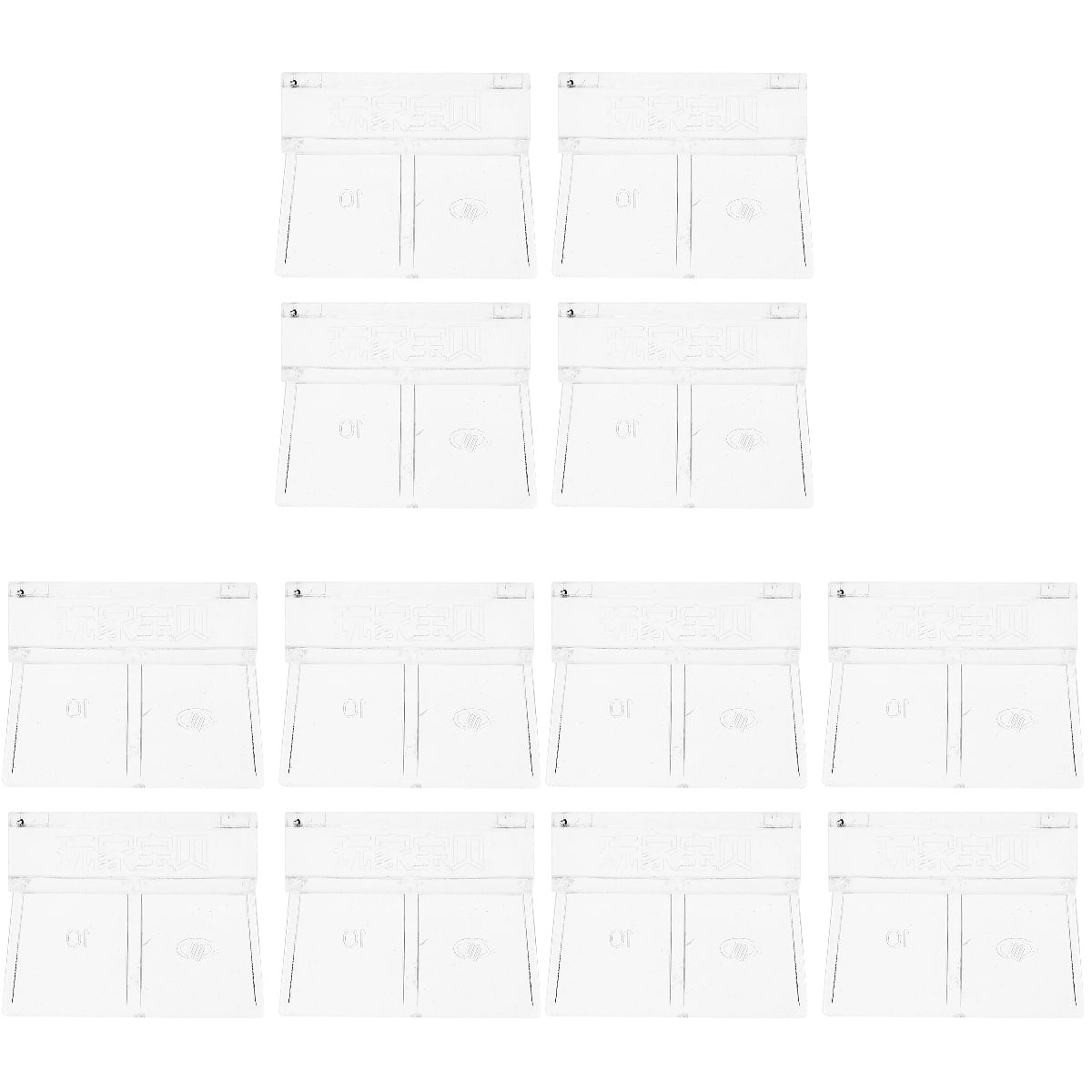 Set of 3 Aquarium Lid Clips Rimless Fish Tank Cover Bracket Holders ...