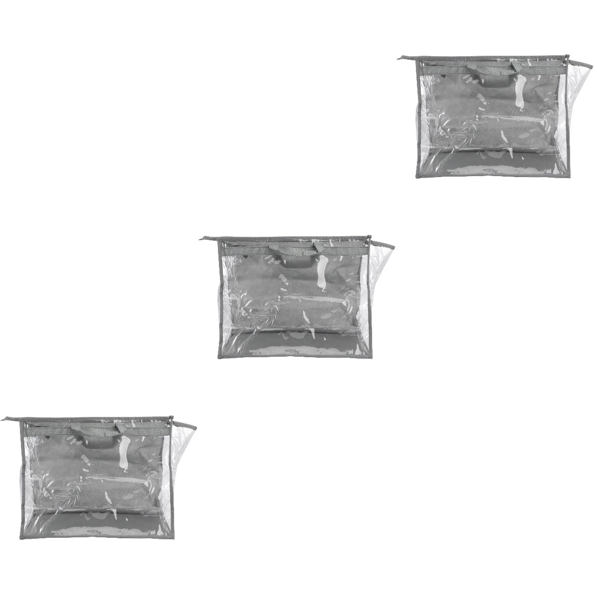 3-Piece Grey Quilted Dust Bag Set for Handbags, Tote Bags, Duffle Bags ...