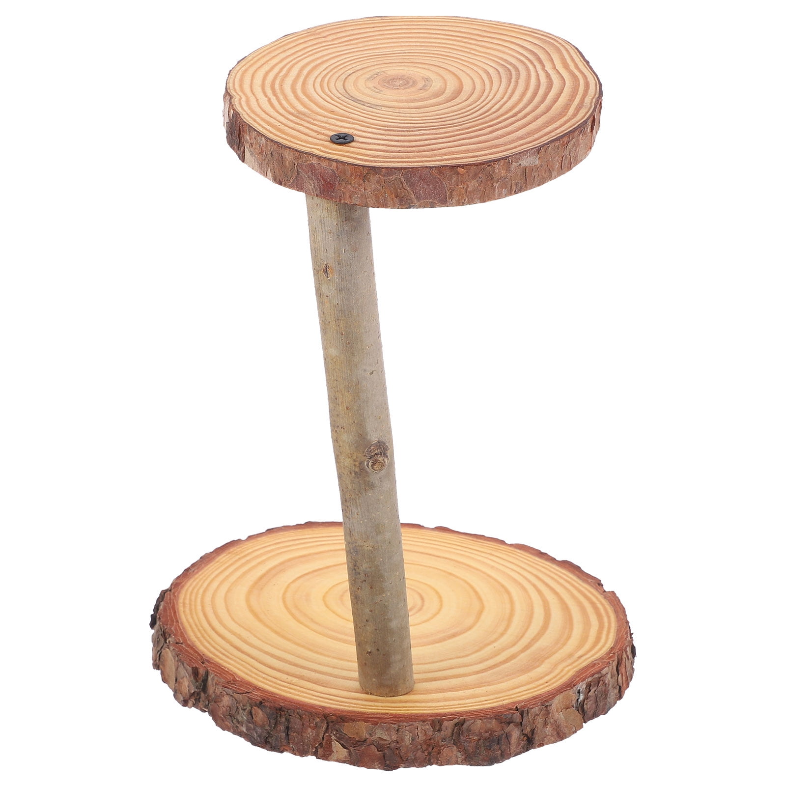 Set of 3 Balcony Flower Rack Display Risers Decorating Brown - Walmart.com