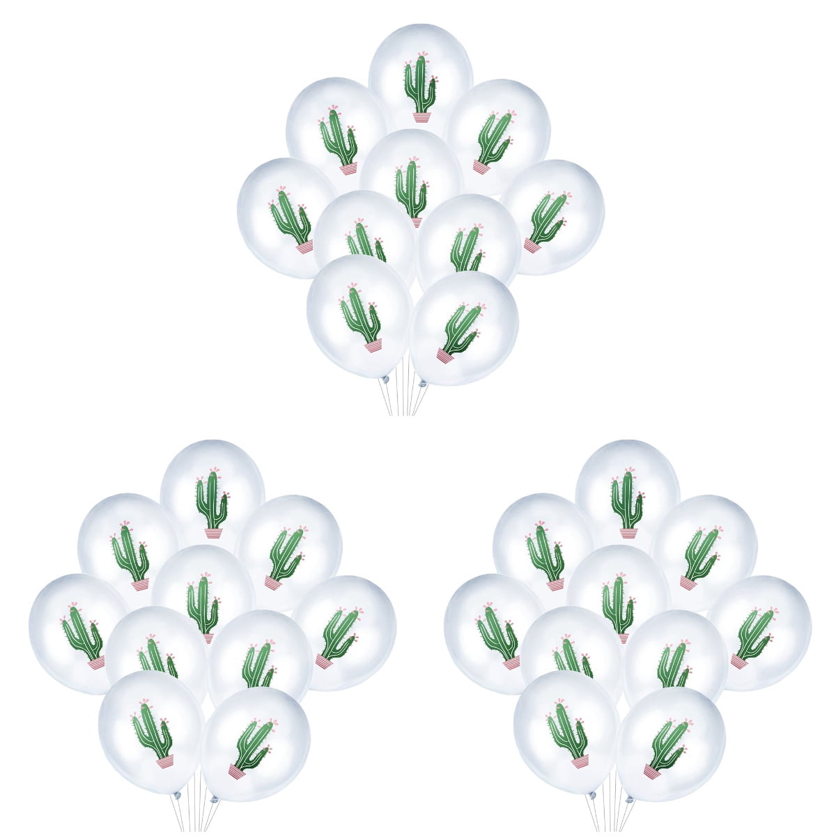 Set of 3 Balloons Birthday Decoration Stand for Table Safe - Walmart.com