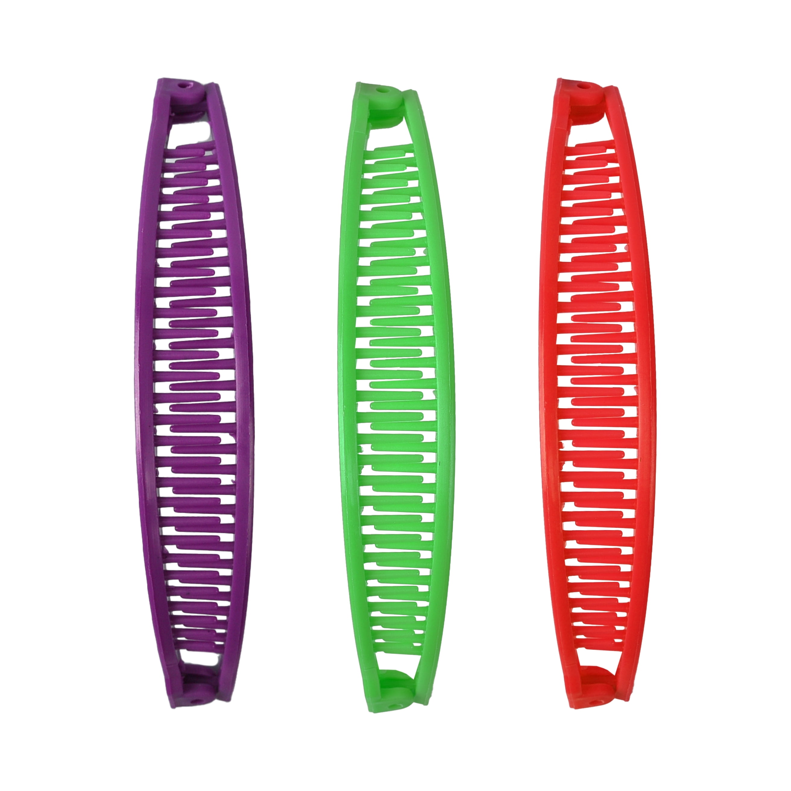 Set of 3 Banana Clips Hair Combs Standard Clinchers (Motique ...