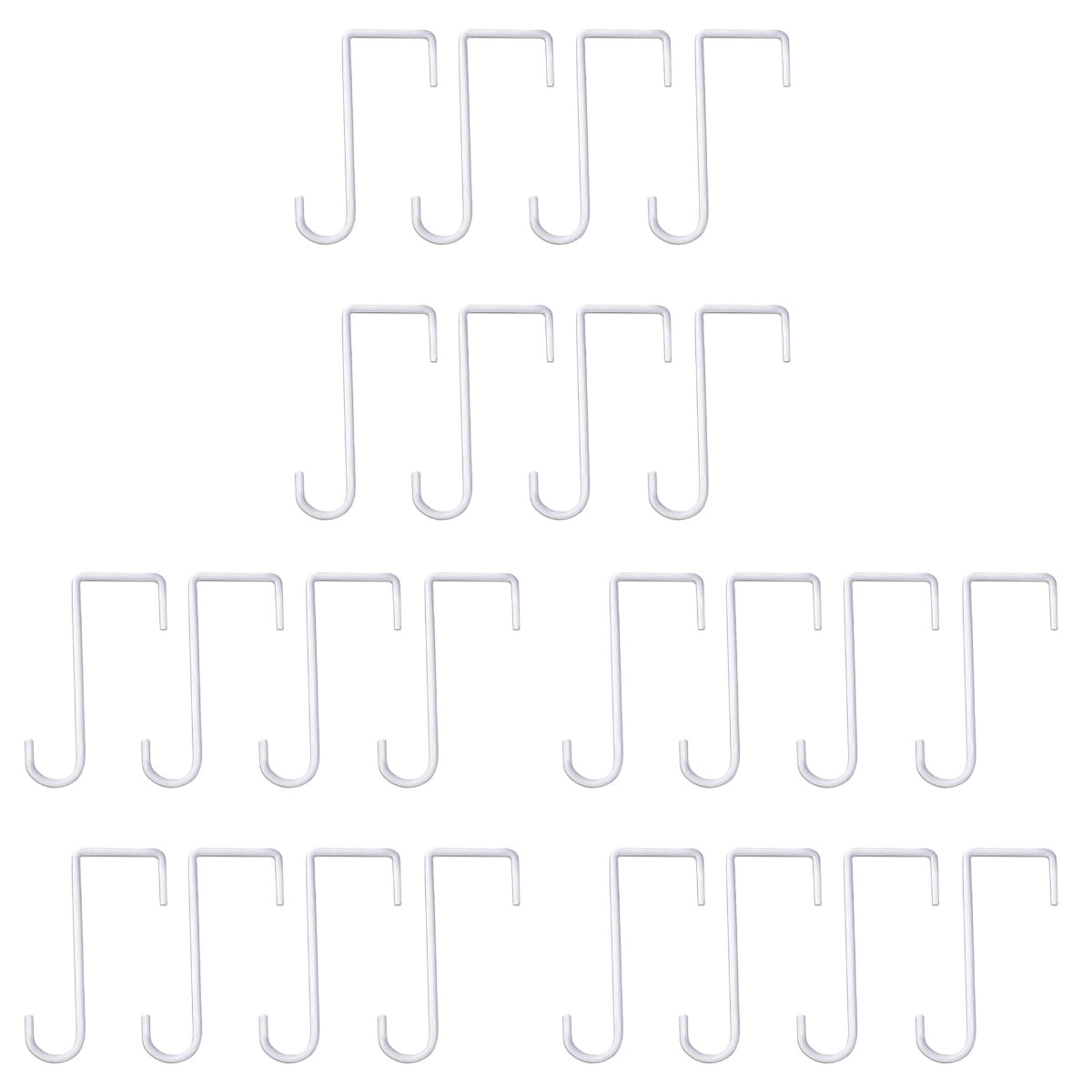 Set of 3 Basket Wrought Iron Flower Pot Hook Terrace Hook 15X8.5CM ...