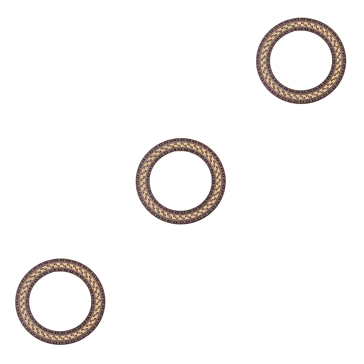 Set of 3 Bass Fretboard Guitar Sound Hole Embellishment Inlay - Walmart.com