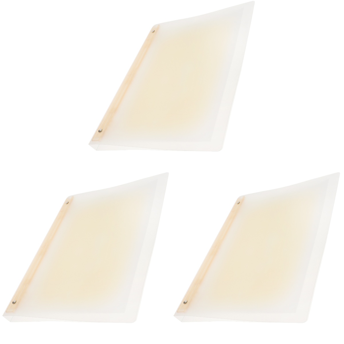 Set of 3 Binder Cover Folder Notepad Folders Pads Account Wet Wild Bare ...