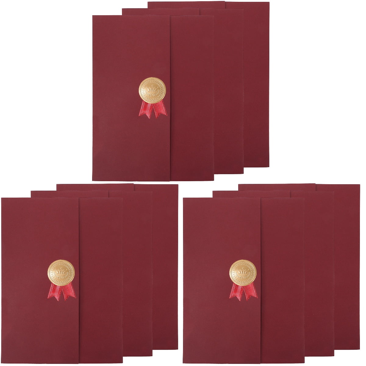 Set of 3 Binder Honor Certificate Cover Certificate Envelope 30.8x22cm ...