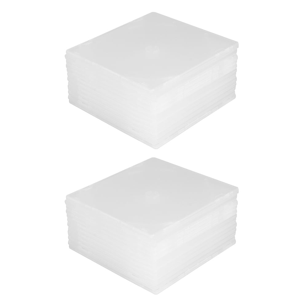 Set of 3 Boxes CD Storage Container Multipurpose Case - Walmart.com