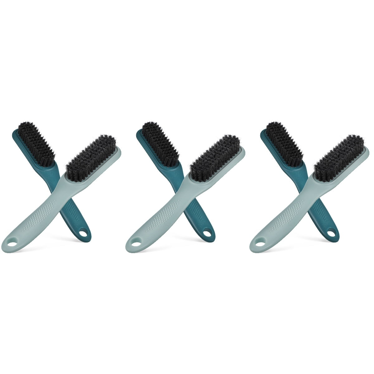 Set of 3 Bristle Brush Clothes Scrubber Canvas Shoe - Walmart.com