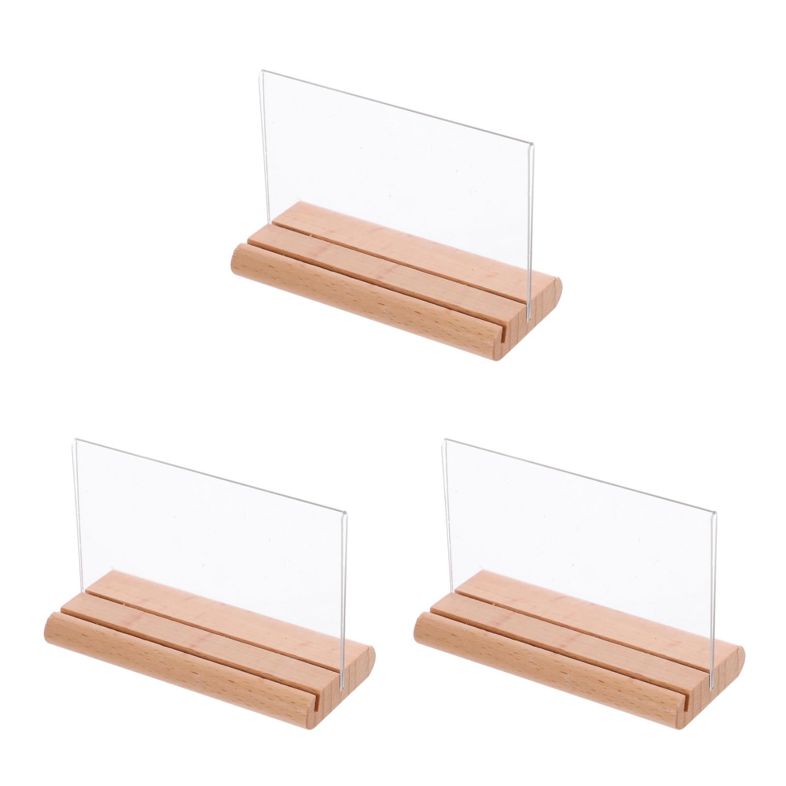 RENACLIPY Coophya Price Holder Transparent Shop Display Board for Decor ...