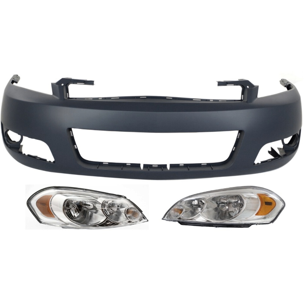 Set of 3 Bumper Covers Fascias Front For 06-13 Impala 14-16 Impala ...