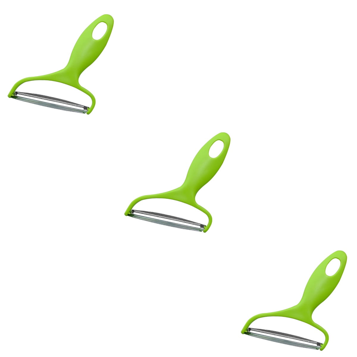 FUEENIRVA 3-Piece Vegetable Peeler and Cabbage Grater Set, Green ...