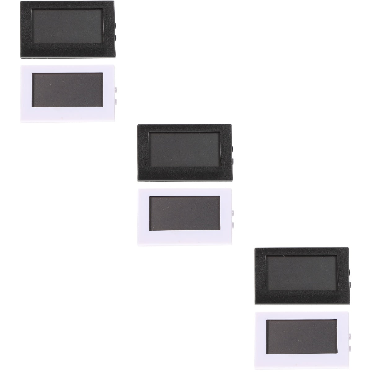 Set of 3 Car Mini Clock Vehicle Digital Electronic Office - Walmart.com