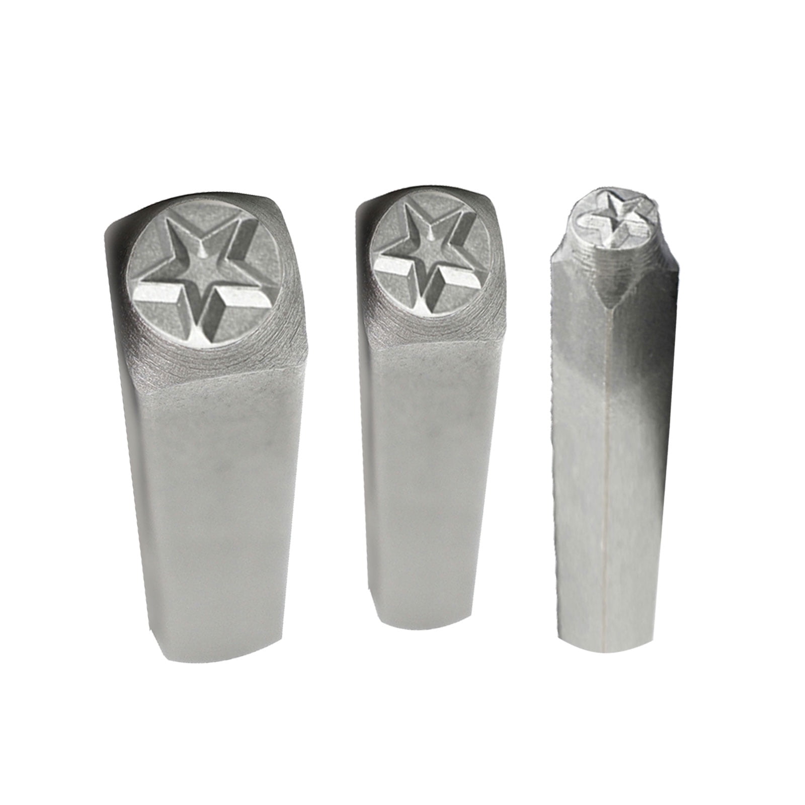 Set of 3 Carbon Steel Five Pointed Star Punches Stamp Jewelry Stamping ...