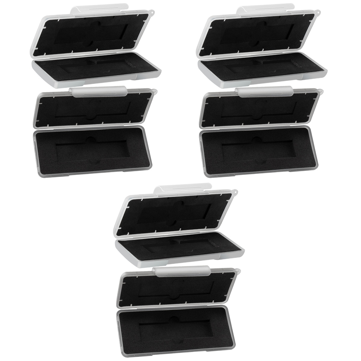Set of 3 Carrying Case Hard Drive Storage Earphone Pouch Travel ...