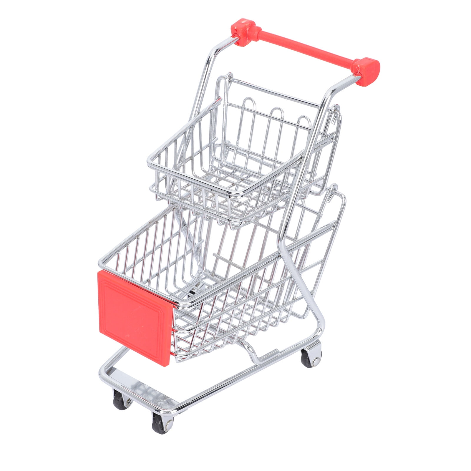 Set of 3 Cash Register for Wheels Trolley Mini Cart Shaped Basket ...