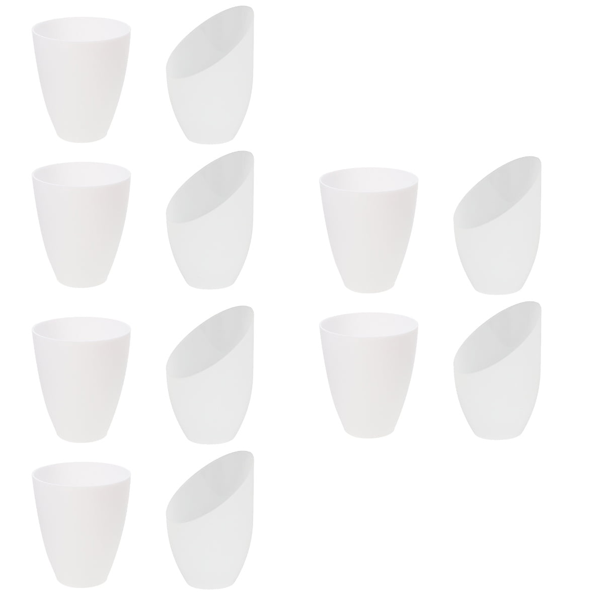 Set of 3 Ceiling Fan Light Bulb Covers Plastic Lampshade Dustproof ...