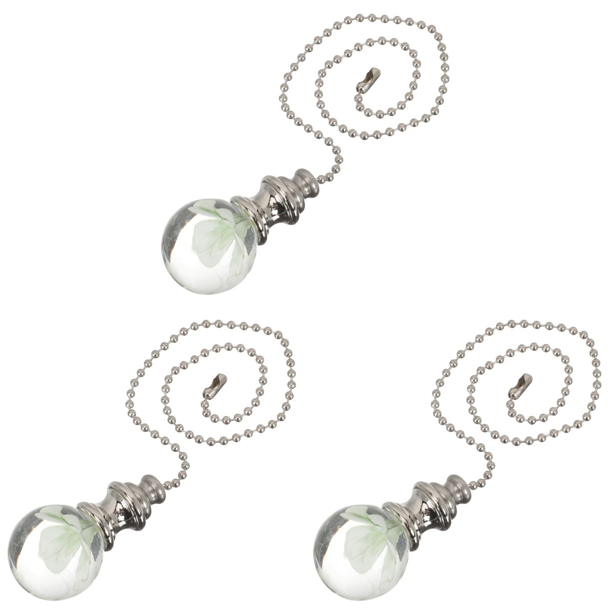 CIMAXIC Cimaxic Silver Ceiling Fan Pull Chain Extender for Home Decor ...