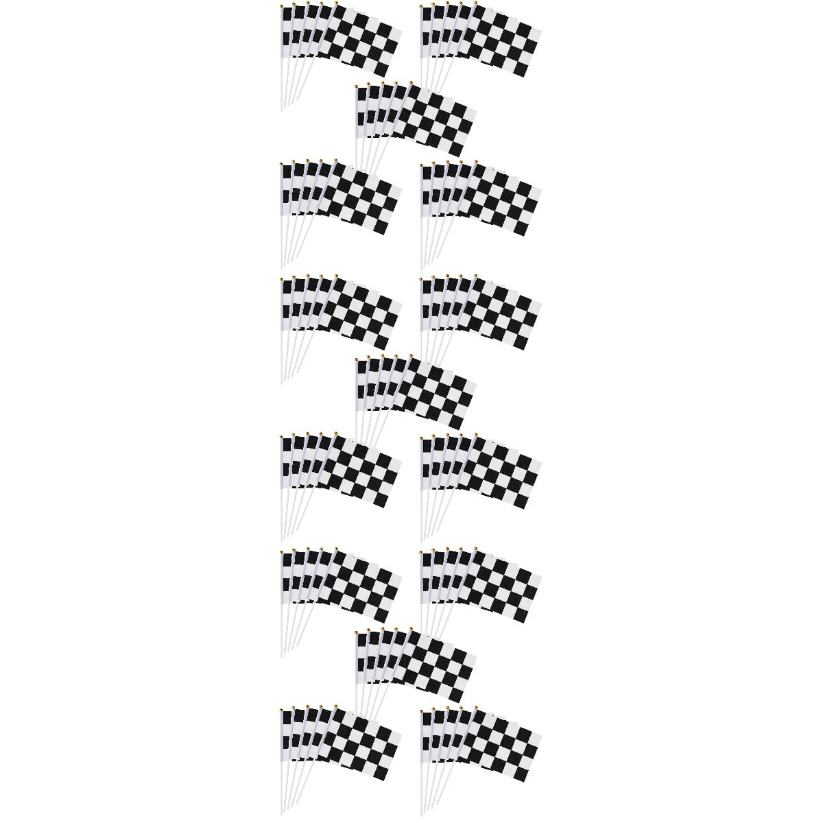 Set of 3 Checkered Flags Race Flags Racing Flags Miss 30.00X18.00X0 ...