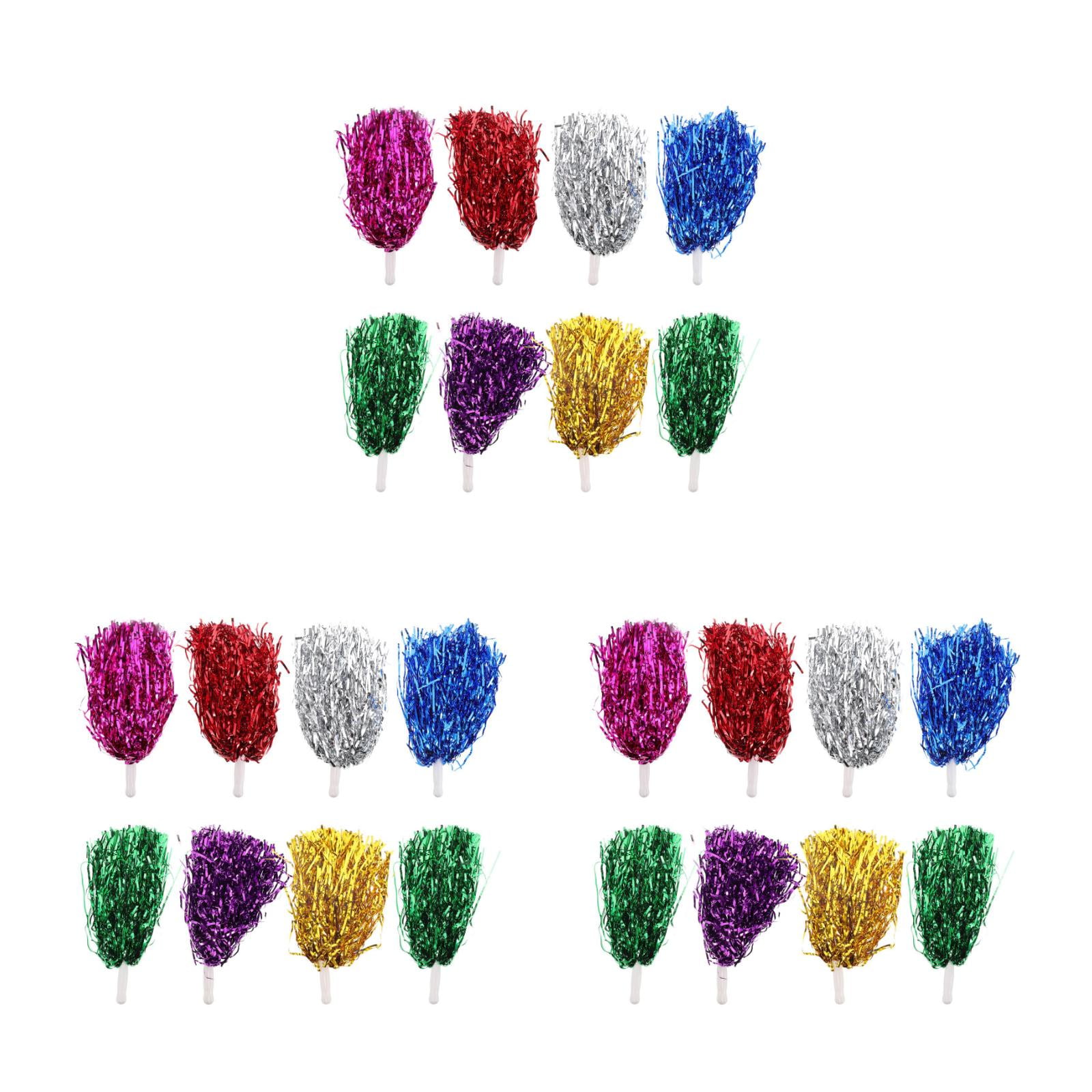 Set of 3 Cheerleading Equipment Cheerleader Costume Pom Poms - Walmart.com