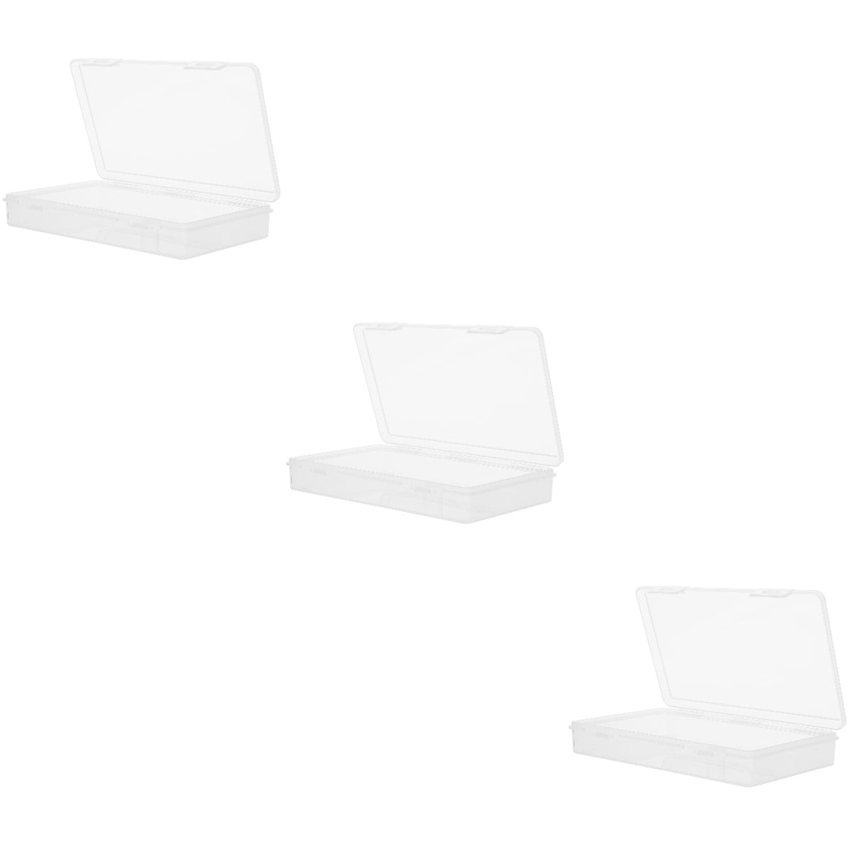 Set of 3 Cheese Crisper Bacon Plastic Container with Lid Multifunction ...