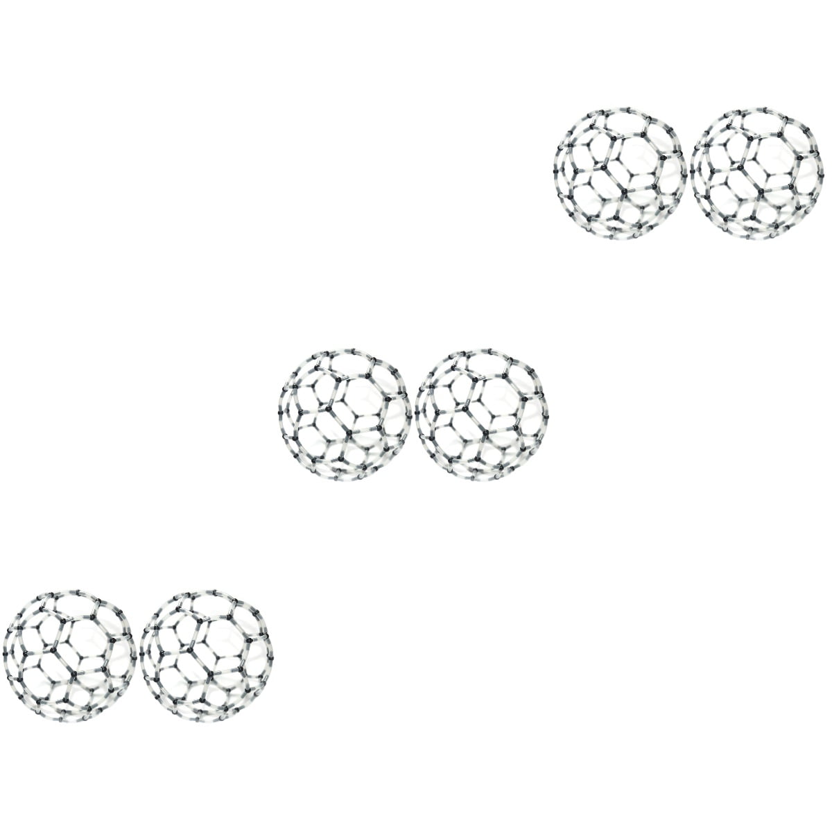 Set of 3 Chemistry Model Kit Molecule C60 for Science Class Student ...
