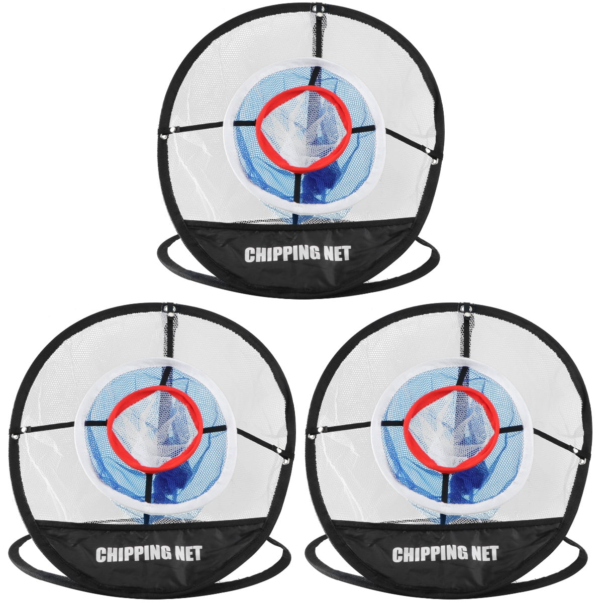 Set of 3 Chipping Nets for Backyard Indoor Golf Ball Batting Child ...