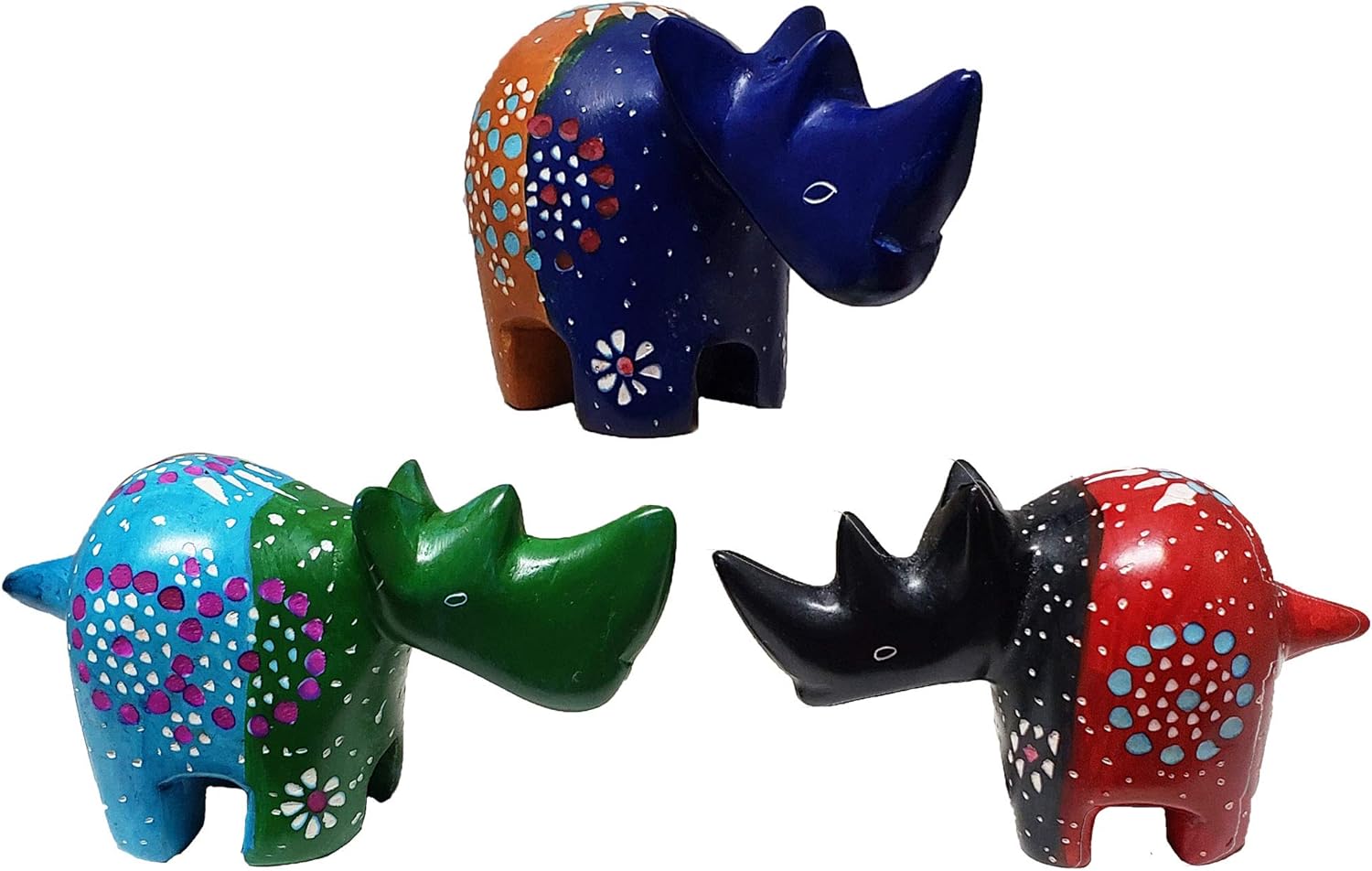 Set of 3: Chubby Assorted Animal(Hippo/Giraffe/Lion/Rhino) Designed ...