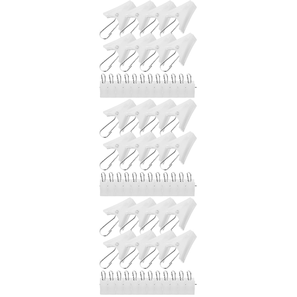 Set of 3 Clips Plastic Curtain Clothespins for Curtains Bright ...