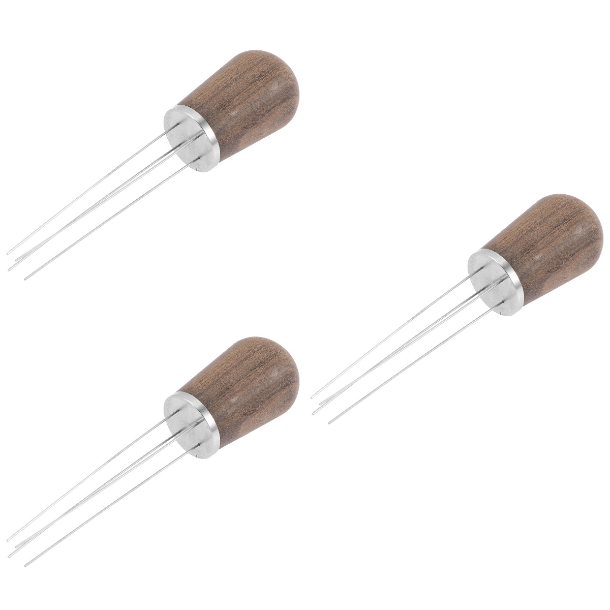 Set of 3 Coffee Diffuser Distribution Stirrer for Tool Ground Wooden ...