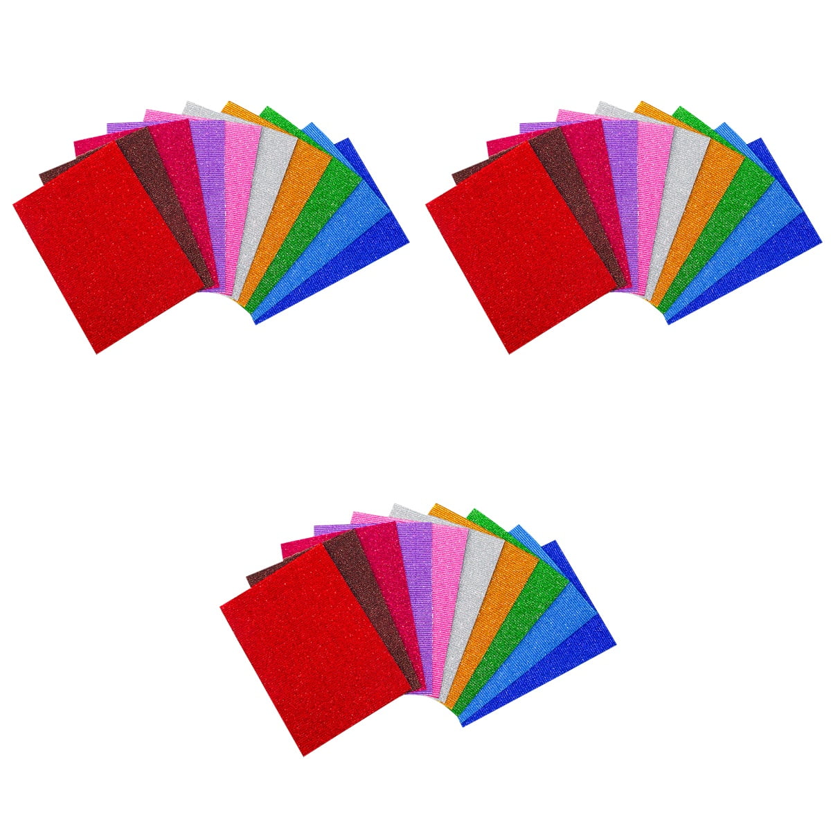 Set of 3 Color Cardstock Paper Construction Glitter Colored Printer ...